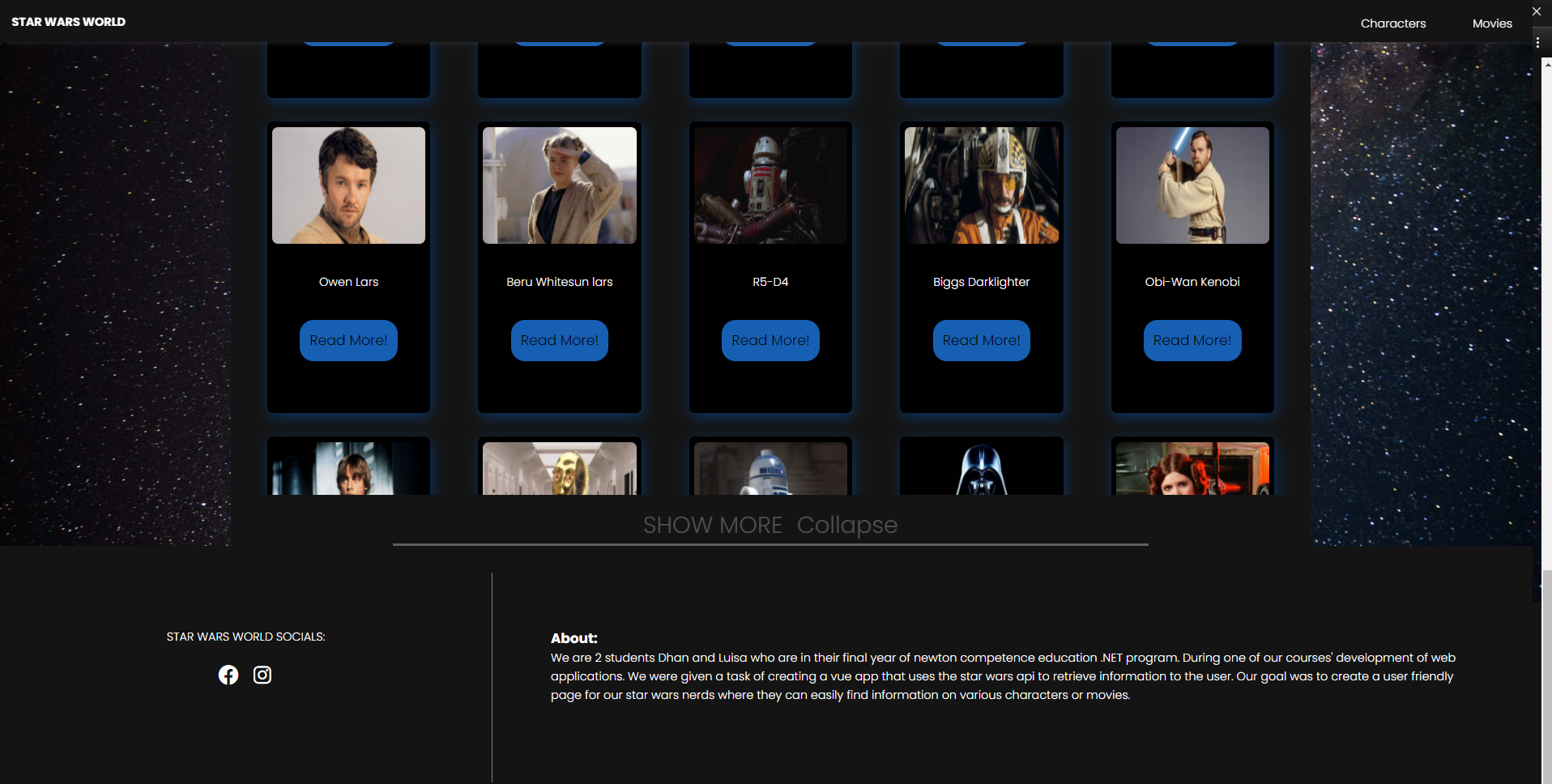 GitHub - Nahd92/starwars-world