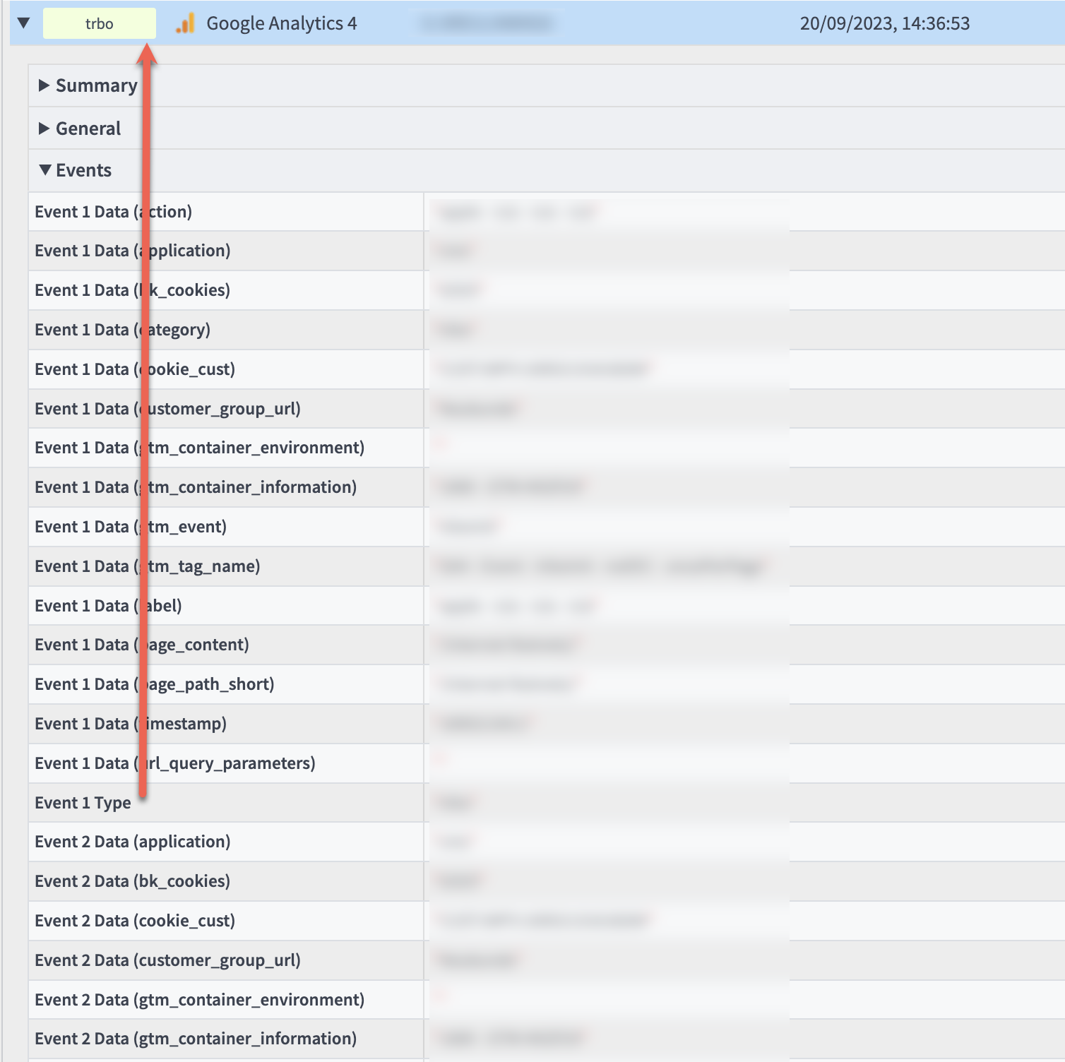 Better visualization of Google Analytics 4 Event Lists · Issue #233 · MisterPhilip/omnibug · GitHub