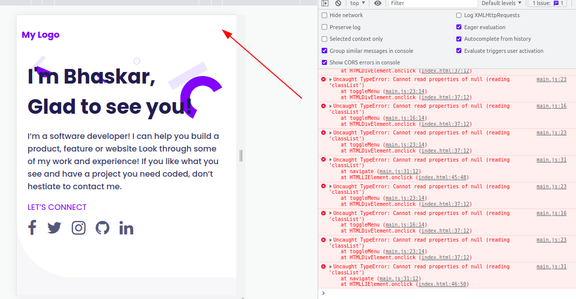 Feature/implementjs by bhskr44 · Pull Request #6 · bhskr44/My-Portfolio-v2 · GitHub