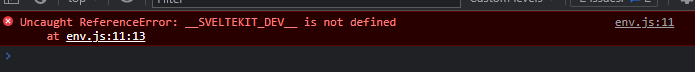 Storybook Referenceerror Sveltekit Dev Is Not Defined · Issue 5827 · Sveltejs Kit · Github