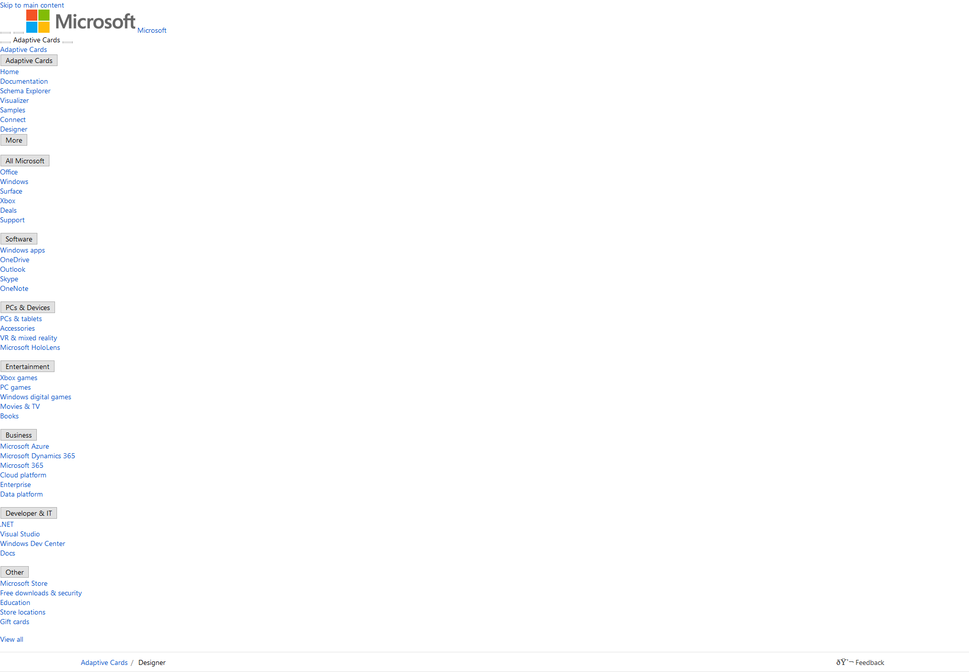 Adaptive Cards Designer (preview) link broken · Issue #843 · OfficeDev/outlook-dev-docs · GitHub