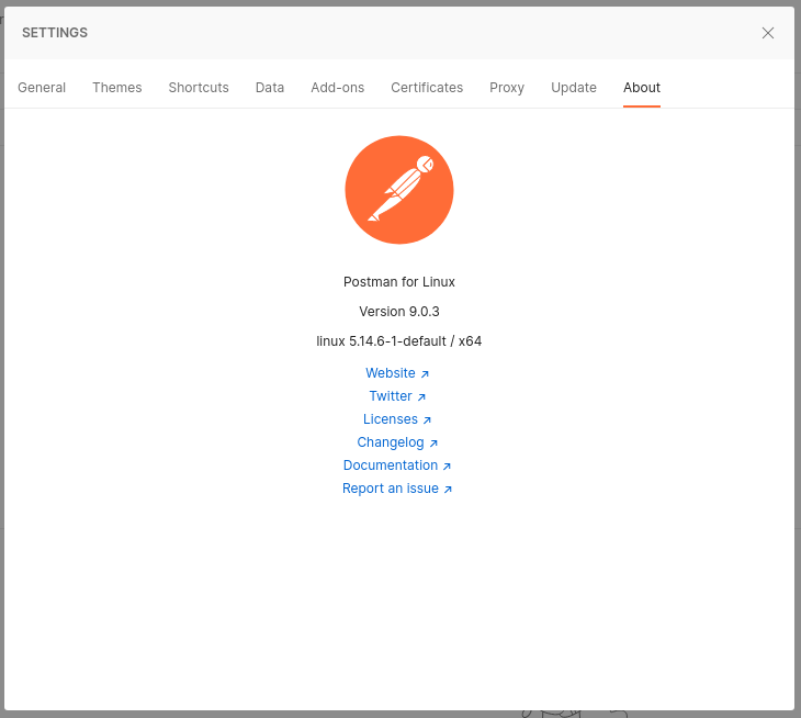 Update to version 9.0.2? · Issue #126 · flathub/com.getpostman.Postman ...