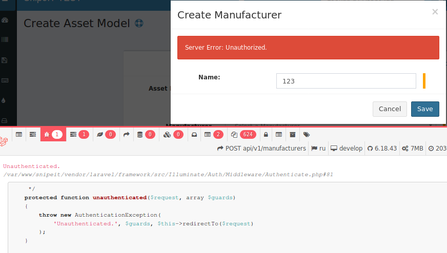 Admin Unauthenticated · Issue #8650 · grokability/snipe-it · GitHub