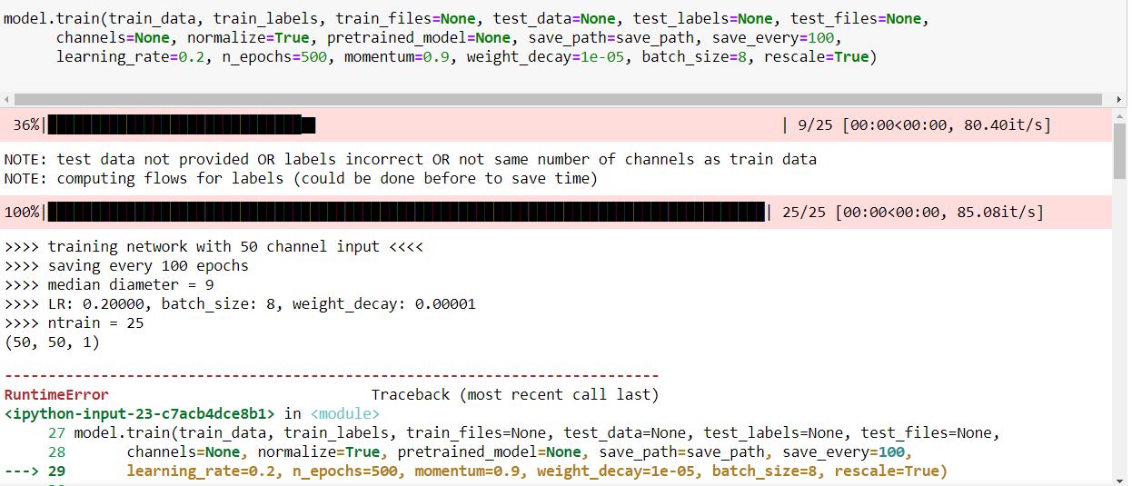 when a pretrained model to use,the code could not work. · Issue #177 · MouseLand/cellpose · GitHub
