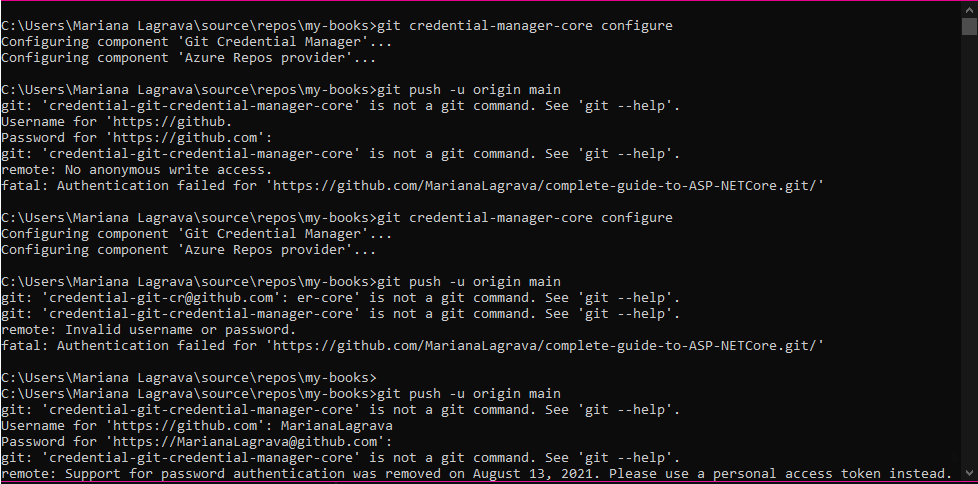 Bad GCM/Git configuration · Issue #628 · git-ecosystem/git-credential-manager · GitHub