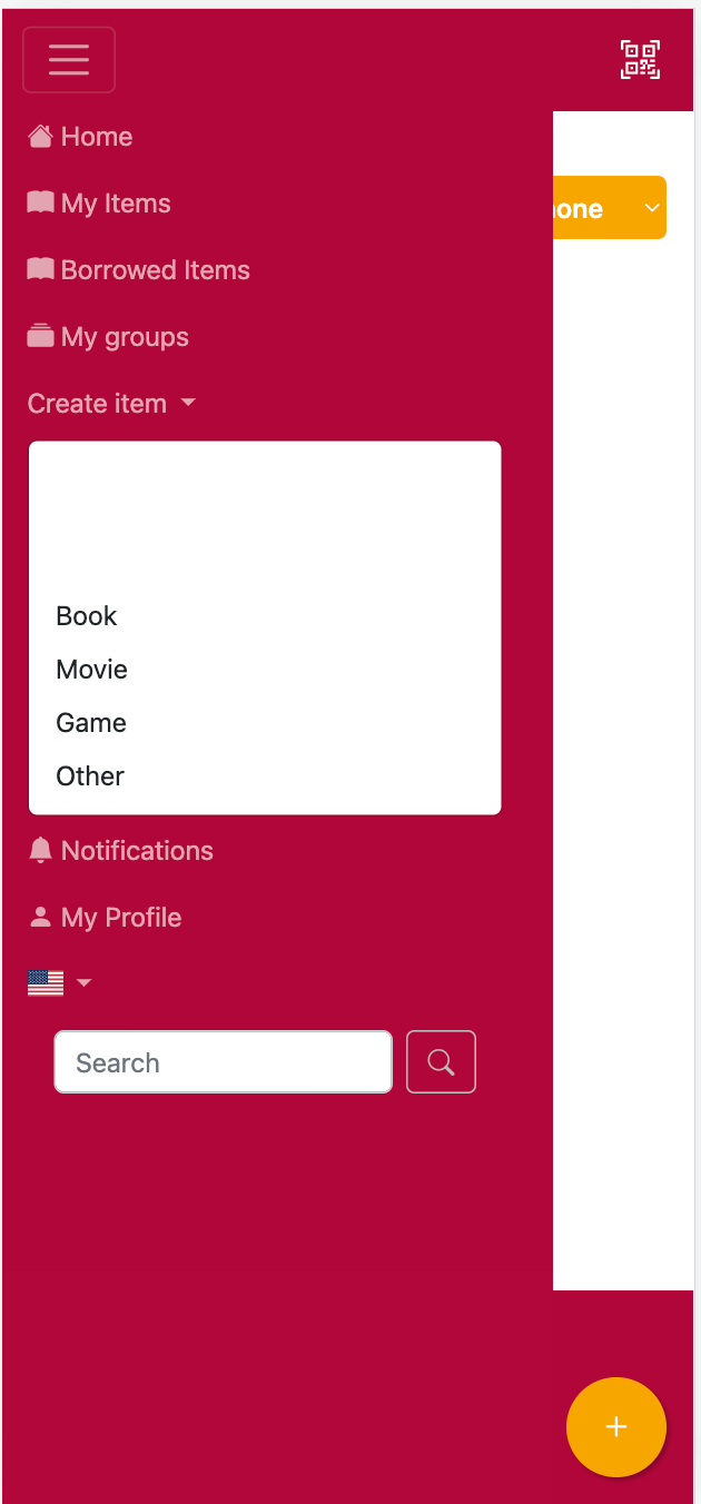 Add Create Item Button to Navigation Bar in Desktop view · Issue #237 ...