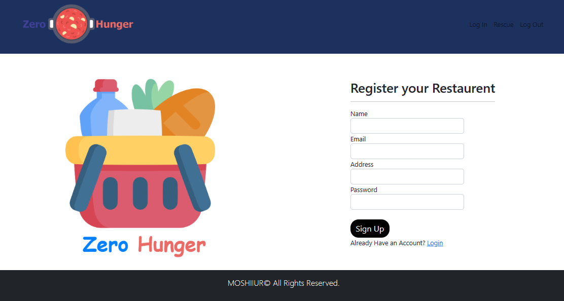 Github Moshiiur Zerohunger