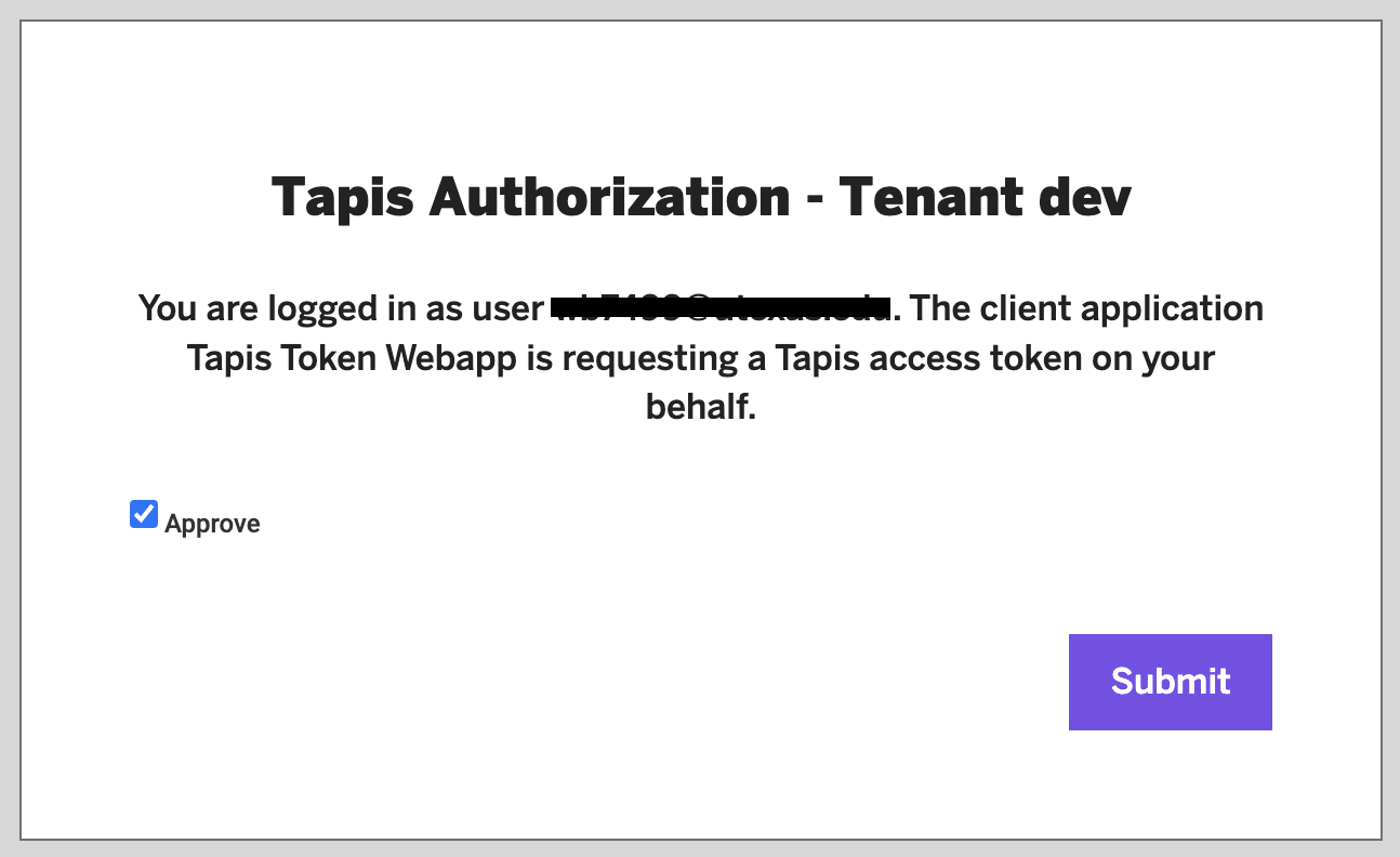Evaluate Auth Approval Form · Issue #48 · tapis-project/authenticator · GitHub