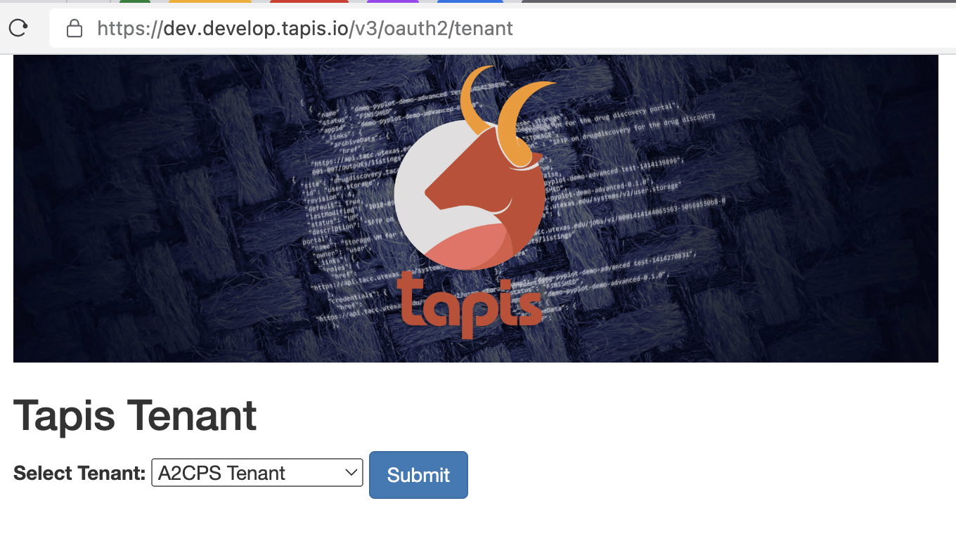 Update Tenant Form Design · Issue 52 · Tapis Projectauthenticator