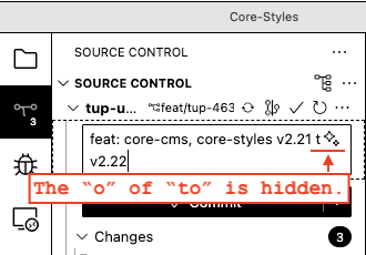 Generate Commit Message Icon Hides Text Beneath · Issue #198878 · microsoft/vscode · GitHub