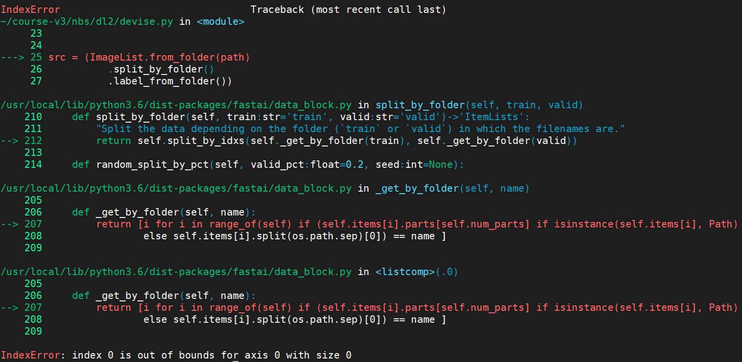 IndexError Index 0 Is Out Of Bounds For Axis 0 With Size 0 Issue