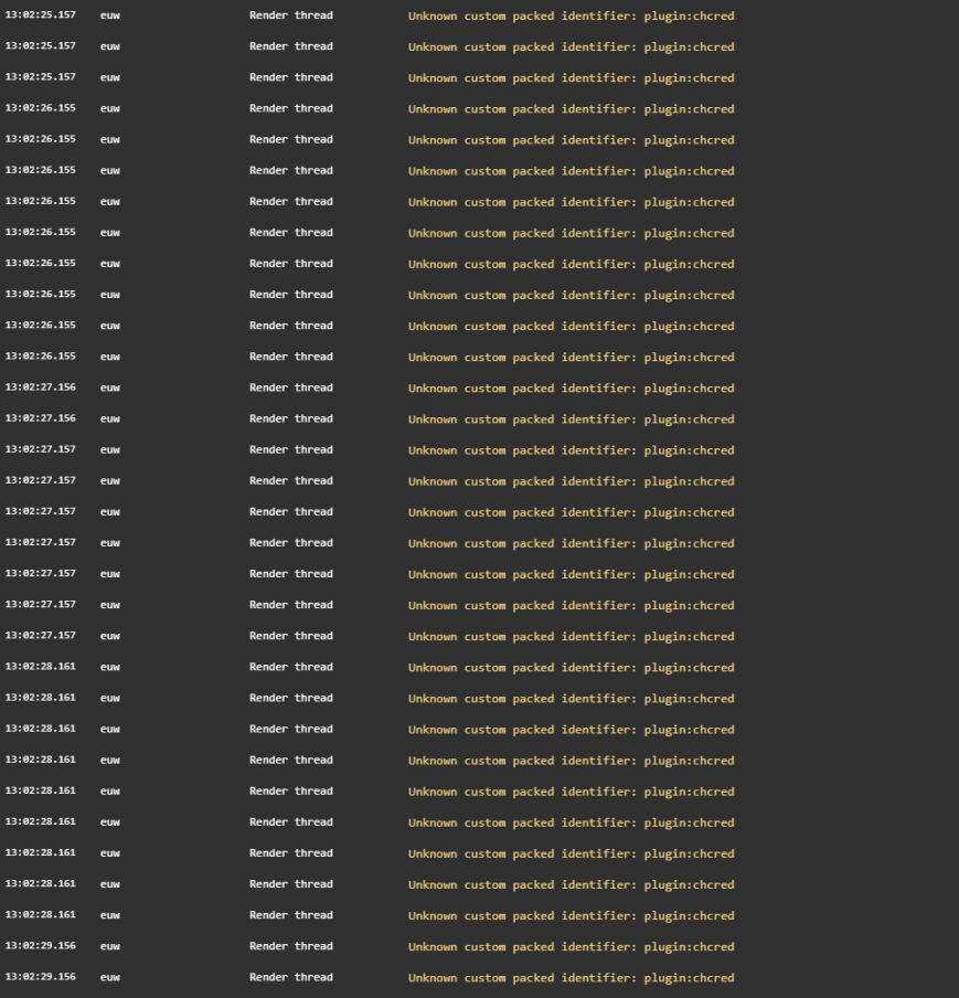 Regarding 'unknown packed identifier' · Issue #2146 · kangarko/ChatControl · GitHub