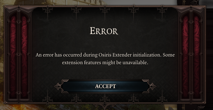 Osiris Extender initialization error when launching game · Issue #11 · Norbyte/ositools · GitHub