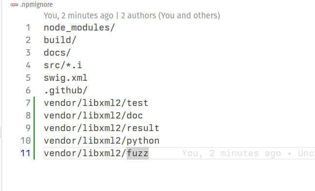 use .npmignore to exclude certains file/folders in vendor to reduce published size? · Issue #616 ...