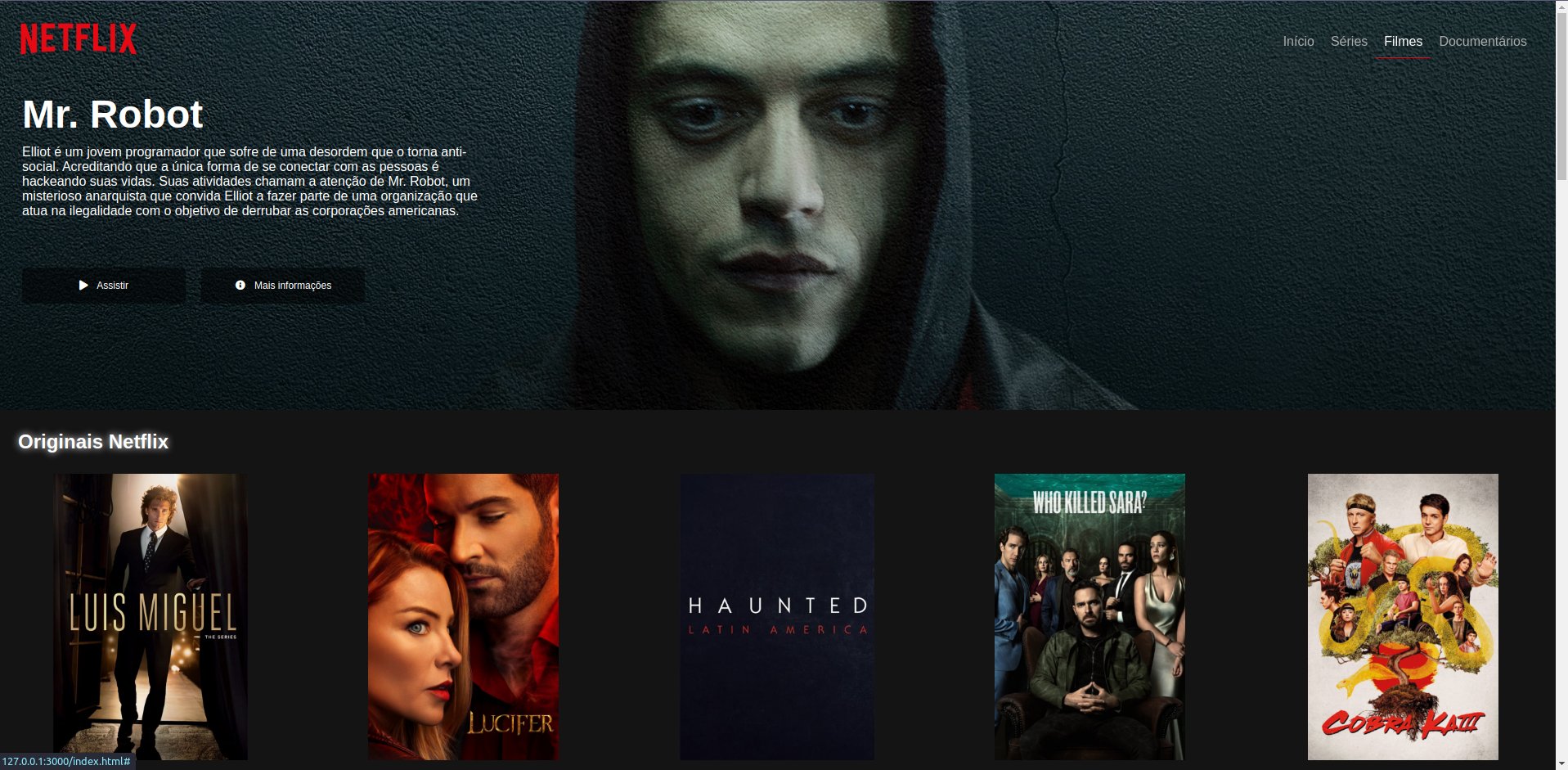 GitHub - cleitonrs/netflix-interface: Recriando a Interface da Netflix ...