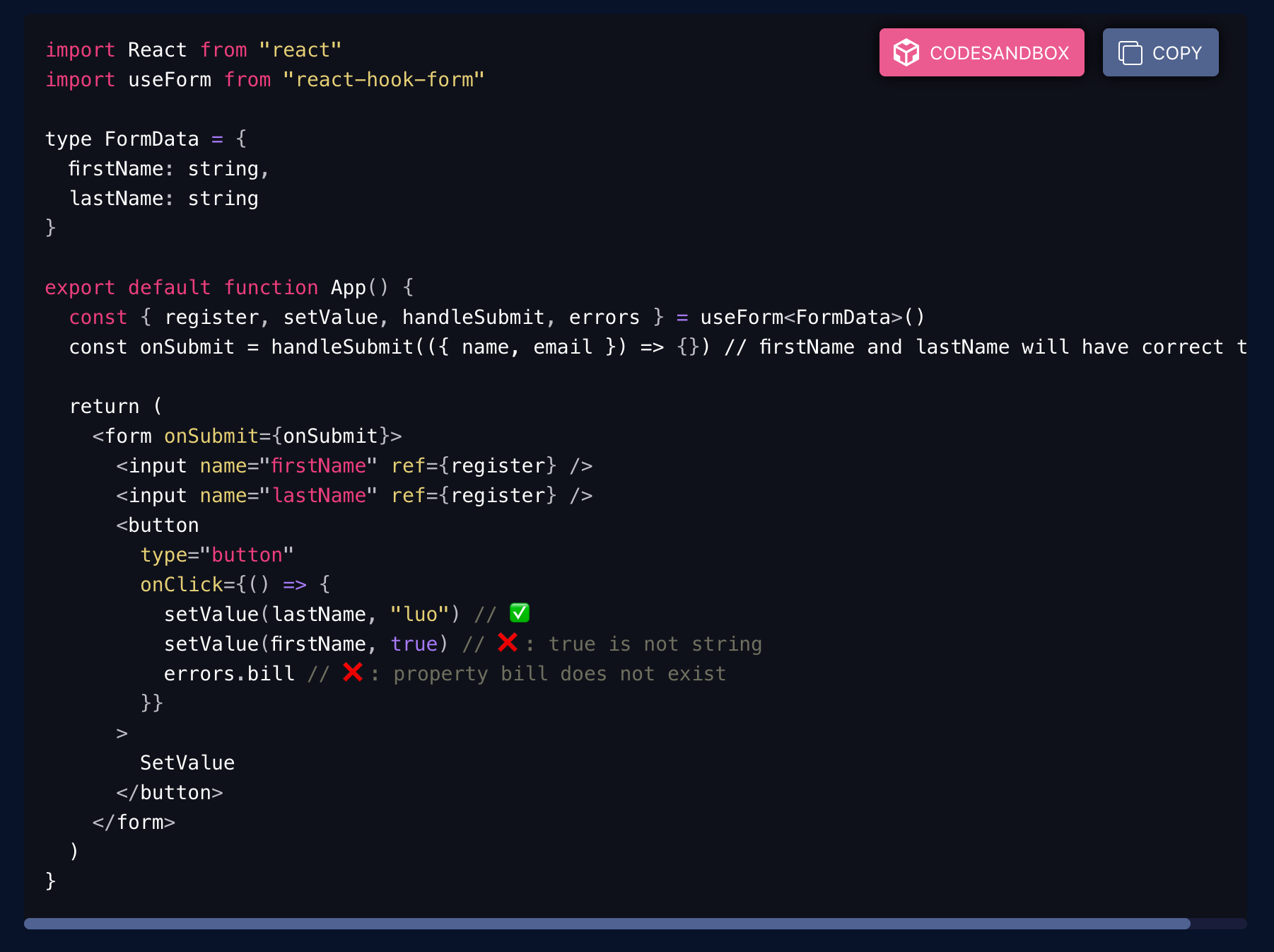 React Hook Form Typescript Examples JWord 