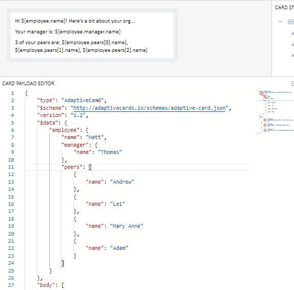 There's support for inline formatting in Designer? · Issue #434 · MicrosoftDocs/AdaptiveCards ...