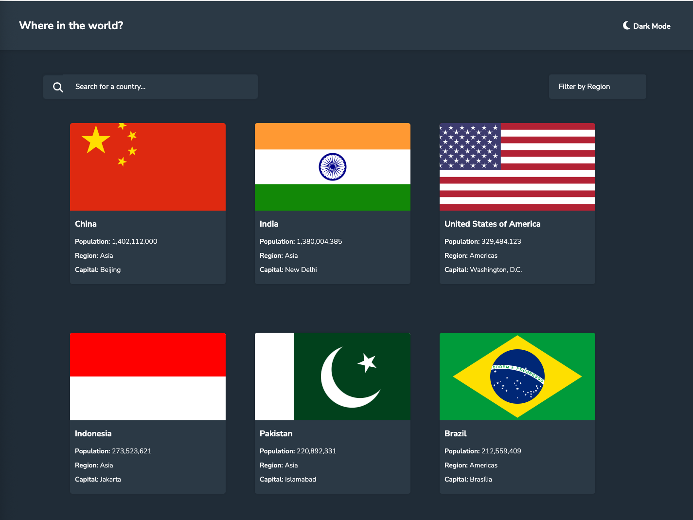 GitHub - ShivaniAsokumar/rest-countries