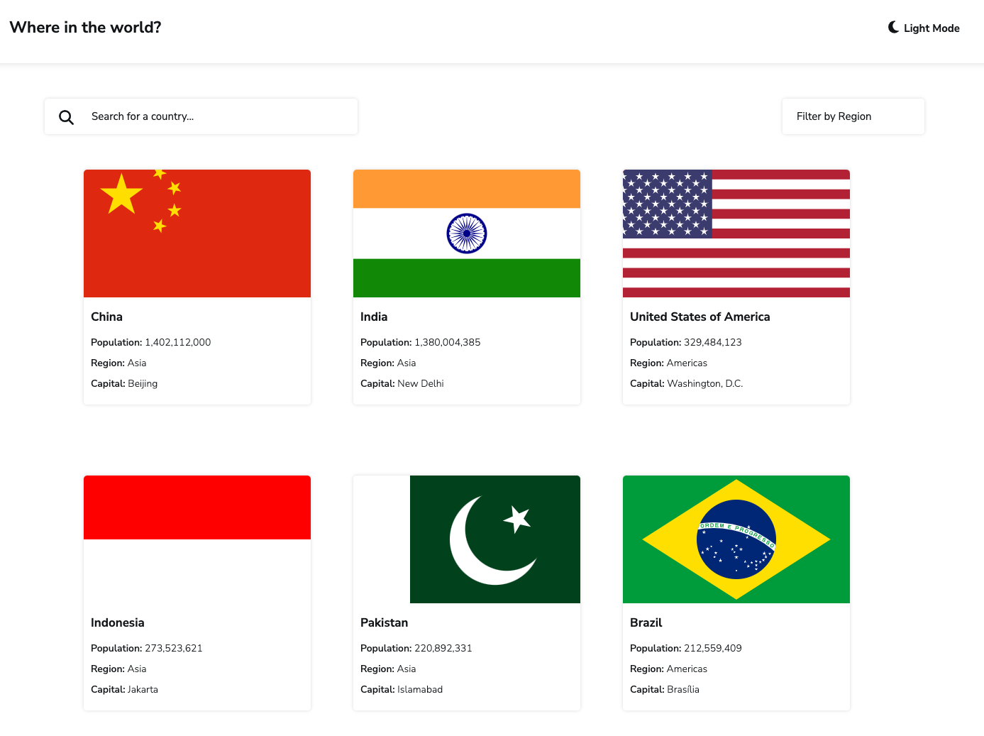 GitHub - ShivaniAsokumar/rest-countries