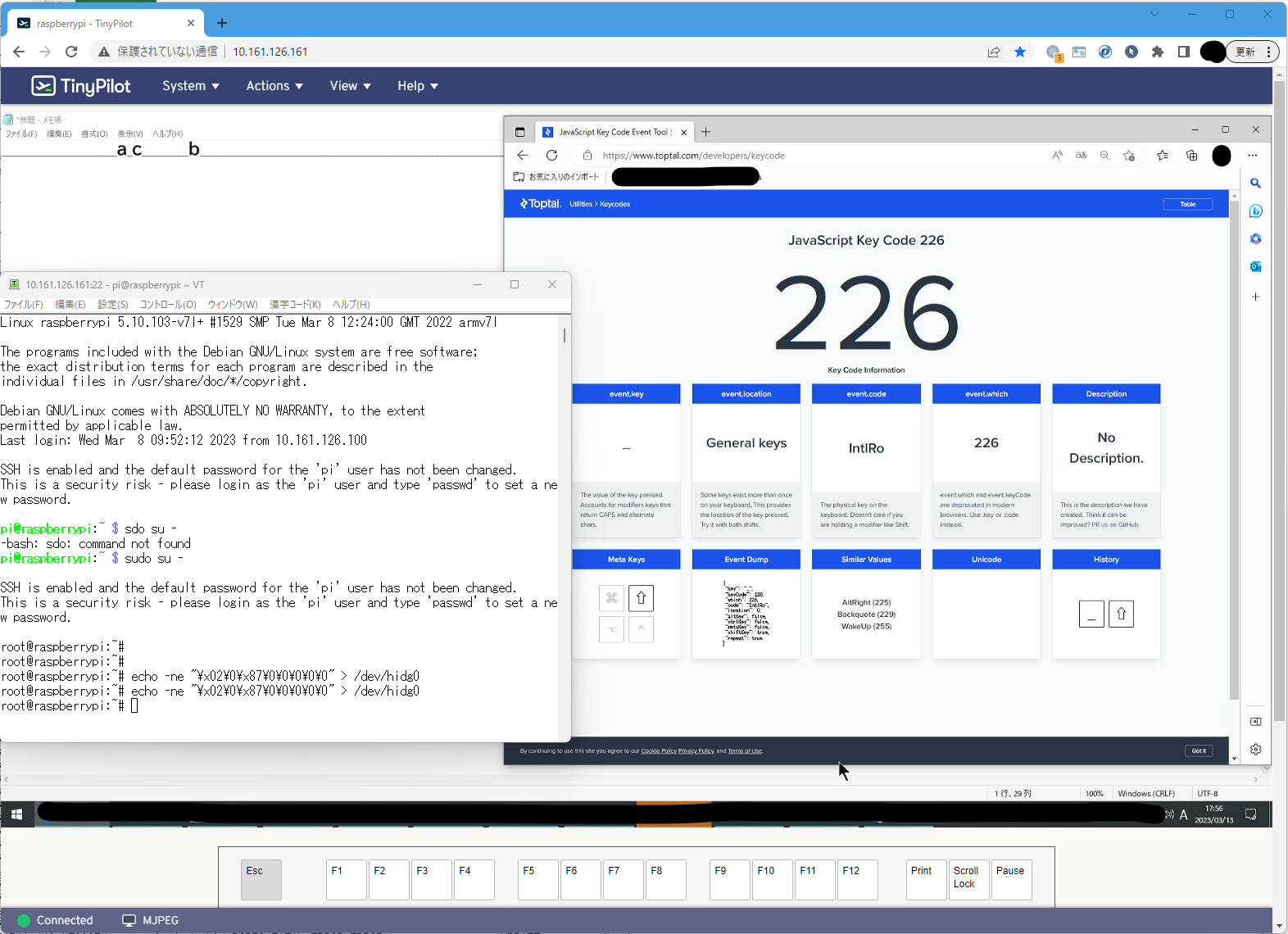 Underscores cannot be entered. · Issue #1319 · tiny-pilot/tinypilot · GitHub