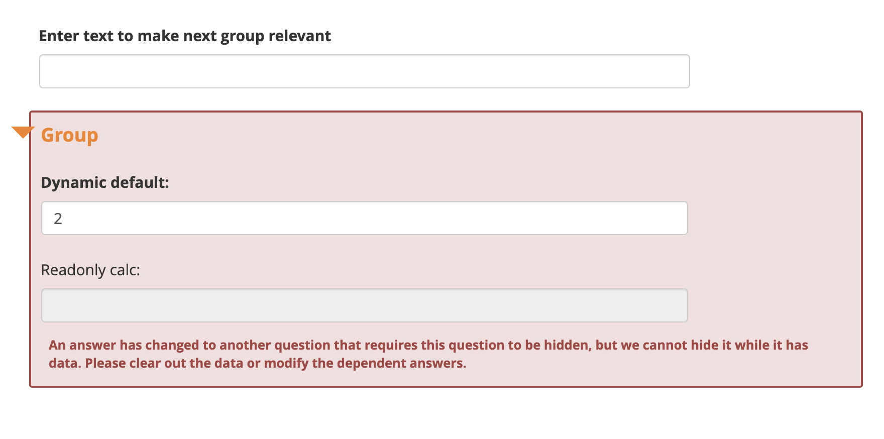 Item with editable change event triggered calculation is being cleared ...