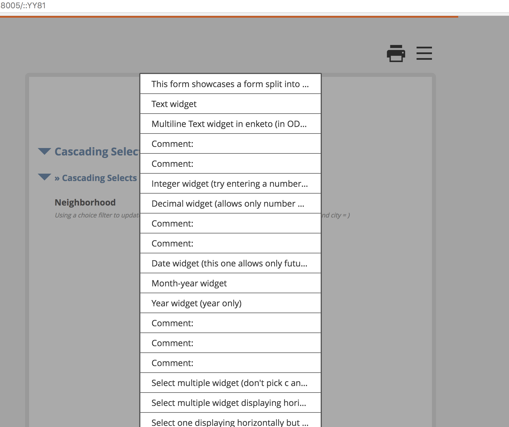 ToC in pages mode · Issue #203 · OpenClinica/enketo-oc · GitHub