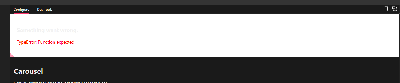 Carousel type error in Component Explorer · Issue #1811 · microsoft/fast · GitHub