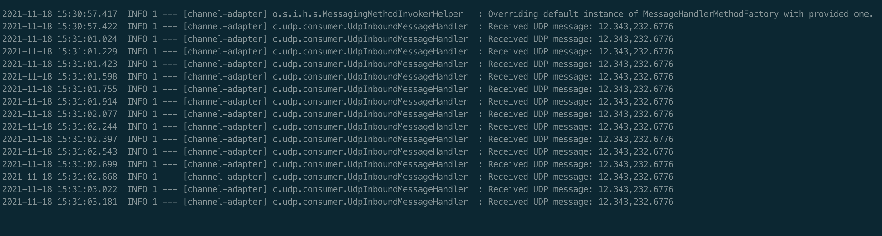 GitHub - awnali/spring-boot-udp-server: Spring boot UDP server - receive messages from client