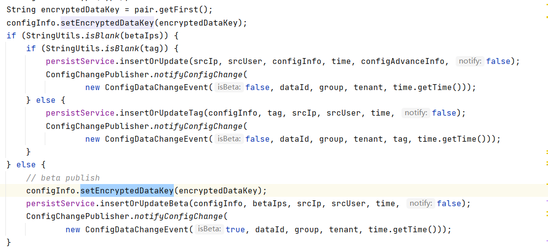 Remove redundant code in cConfigController · Issue #9120 · alibaba/nacos · GitHub