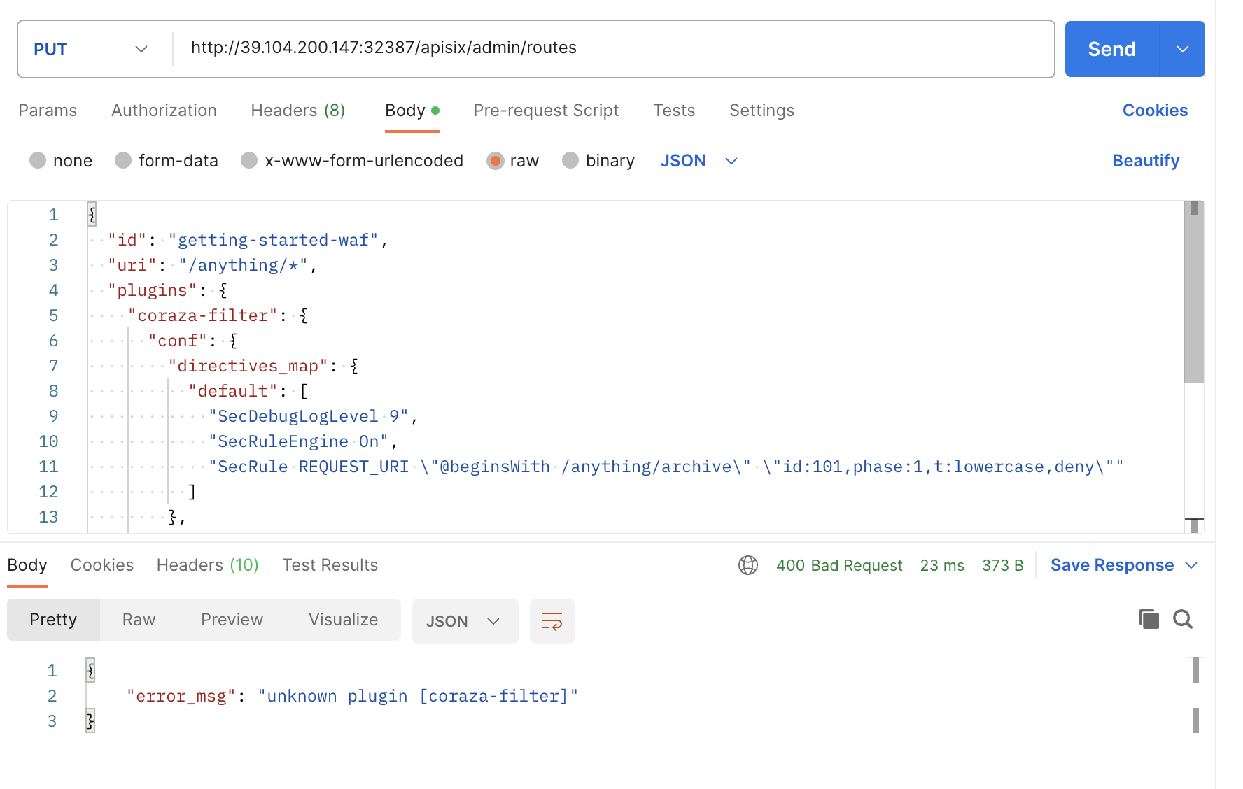 request help: How to import rule set files in Coraza waf · Issue #2044 · apache/apisix-ingress ...