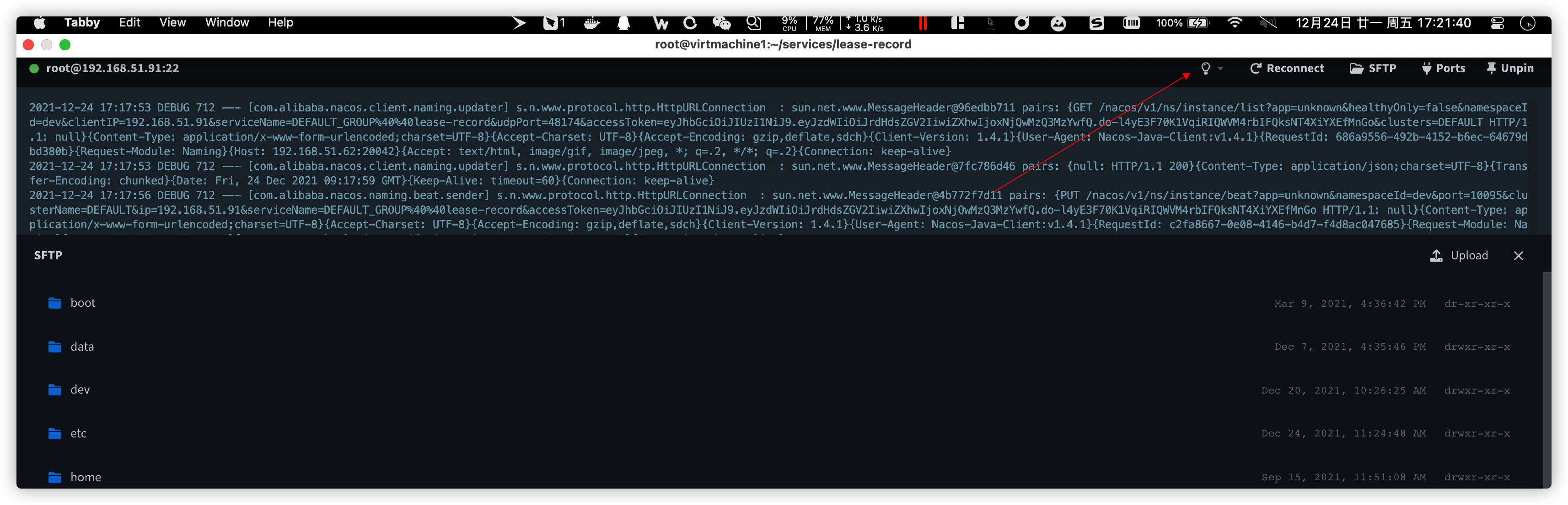 Whether to jump to the SFTP panel by input a directory · Issue #5285 · Eugeny/tabby · GitHub