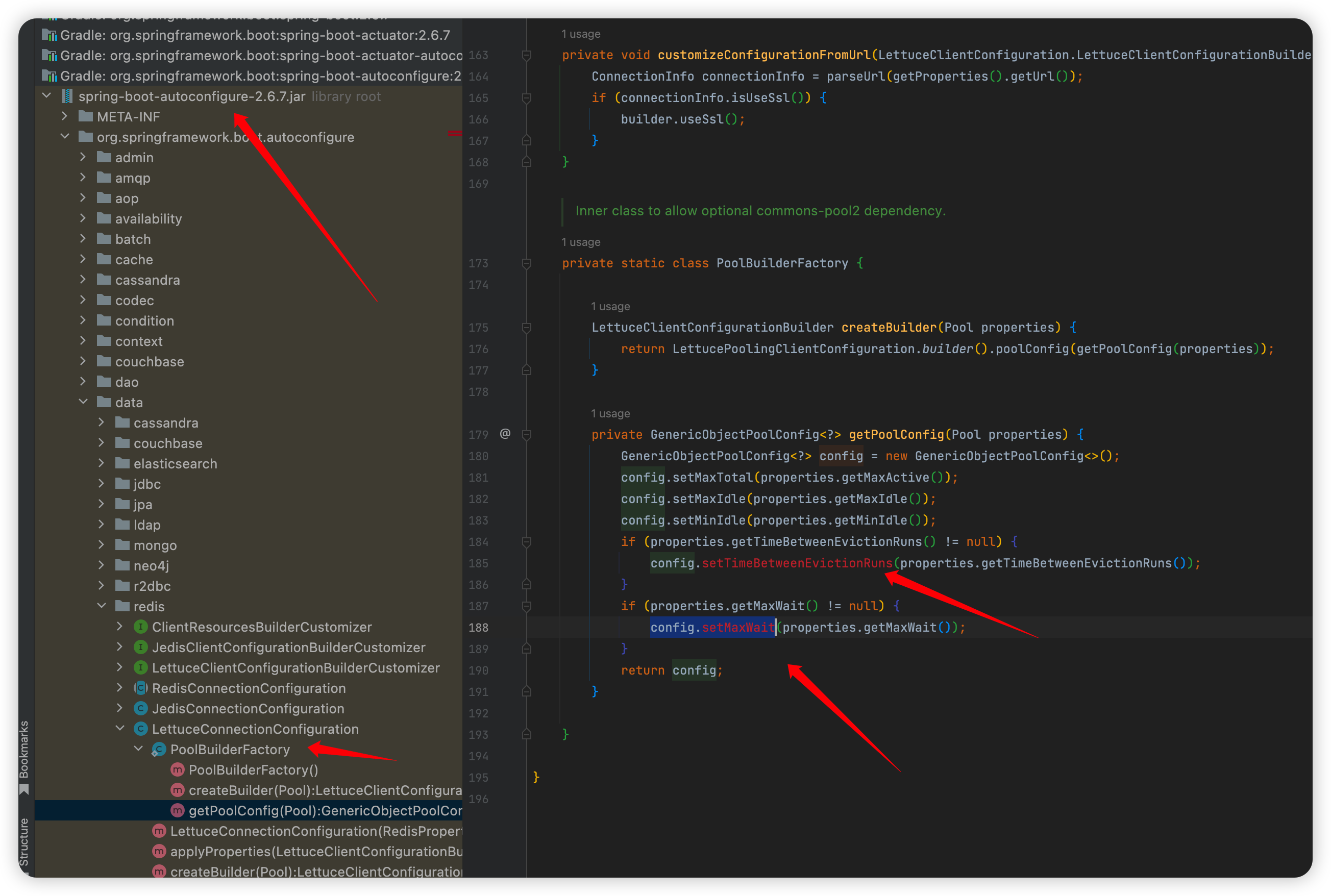 commons-pool2 is missing some methods after version 2.8.1, causing spring Boot to report errors ...