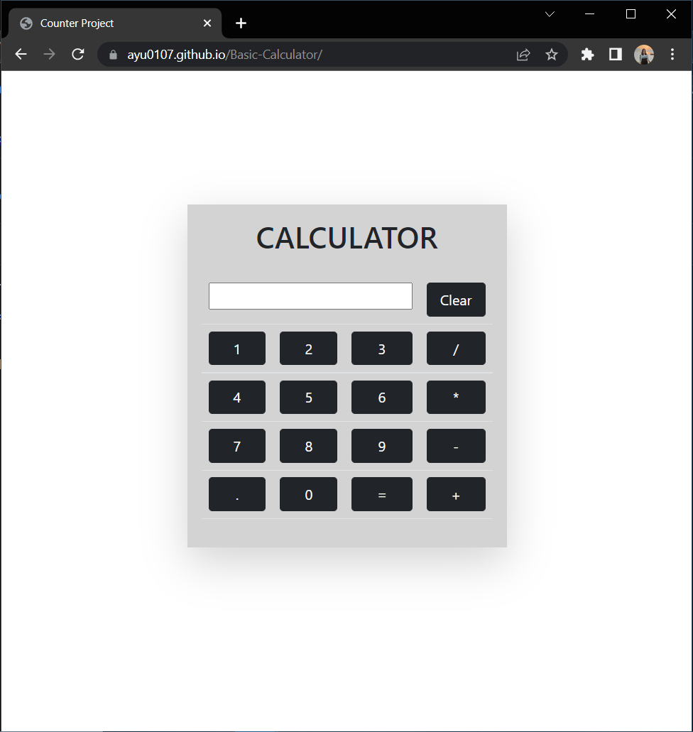 GitHub - ayushiiaggarwall/Basic-Calculator: This is a basic calculator ...