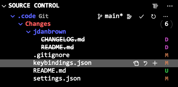 In Source Control view, add commands/keybindings for "Stage File" / "Unstage File" · Issue ...
