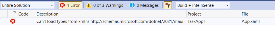 Can't load types from xmlns http://schemas.microsoft.com/dotnet/2021 ...