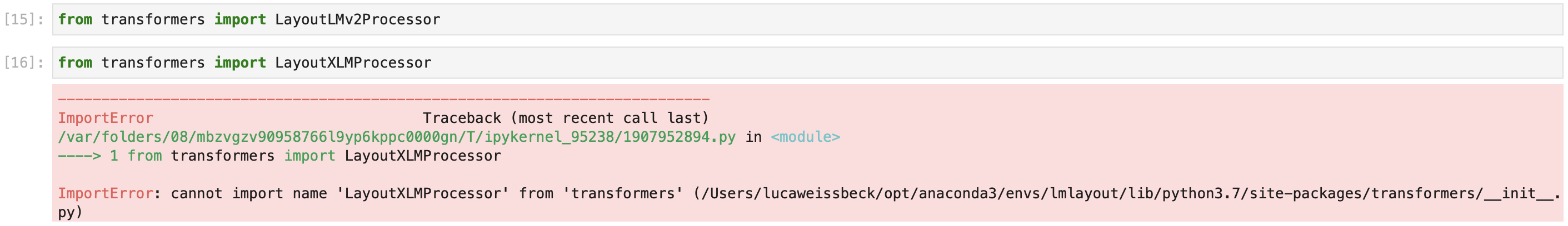 Cannot Import Name "LayoutXLMProcessor" · Issue #655 · microsoft/unilm ...