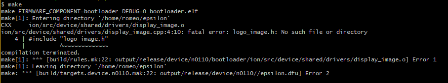 Unable To Make · Issue 1901 · Numworks Epsilon · Github