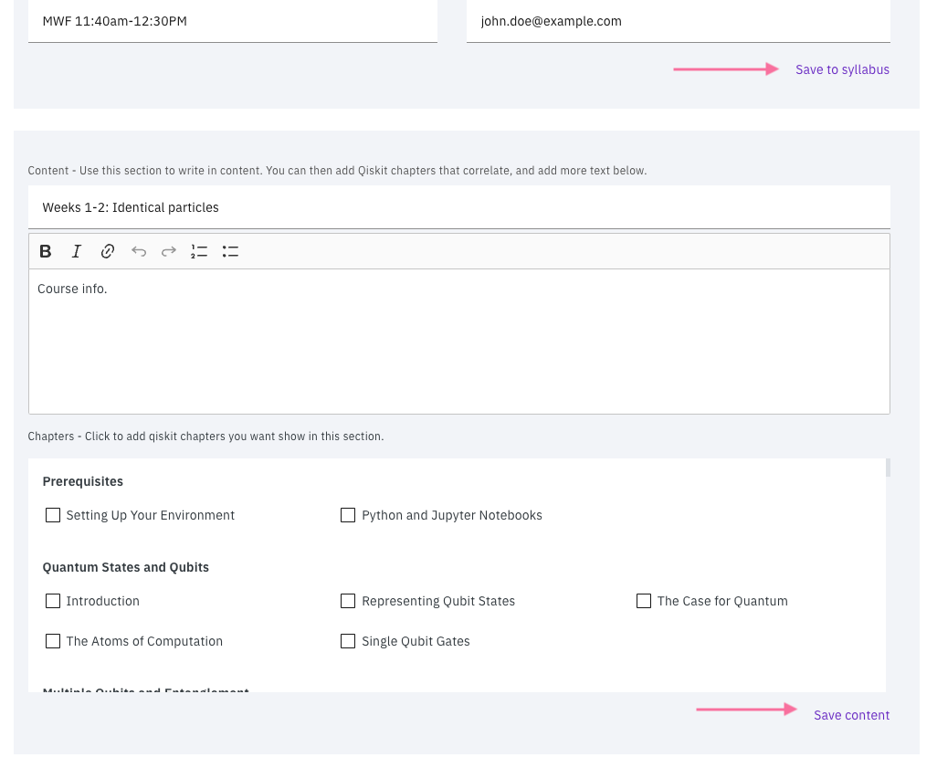 [Syllabi] - remove unused CTAs in the Syllabus create form · Issue #1588 · Qiskit/platypus · GitHub