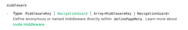 Broken Link To Route Middleware · Issue 15161 · Nuxtnuxt · Github