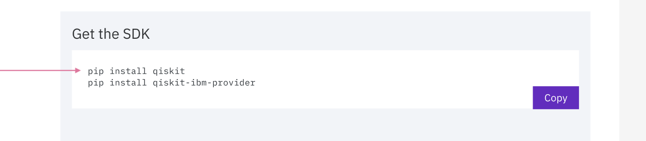 [Providers] abstract installation code · Issue #3056 · Qiskit/qiskit.org · GitHub