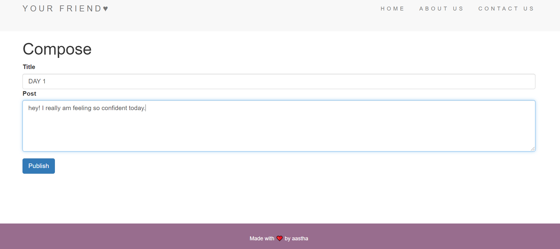 GitHub - aasthajha18/personal-diary