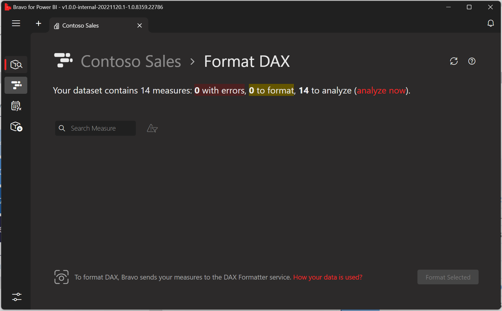 Temporary 'hang' on first open of Format DAX tab. · Issue #544 · sql-bi/Bravo · GitHub