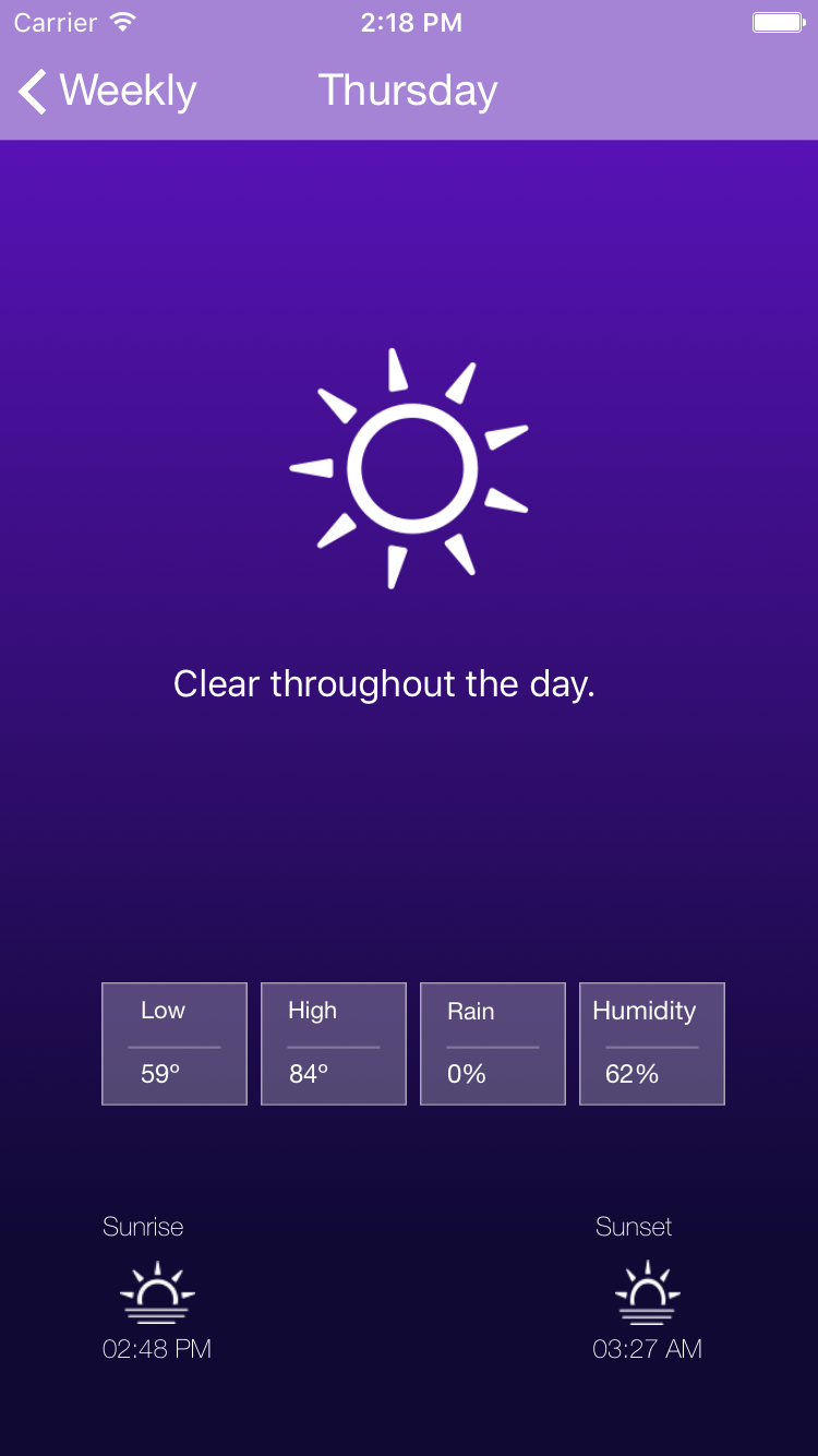 GitHub - CookieMonsteriOS/stormy_weather_app: Legacy app built in Swift, to display weather in ...