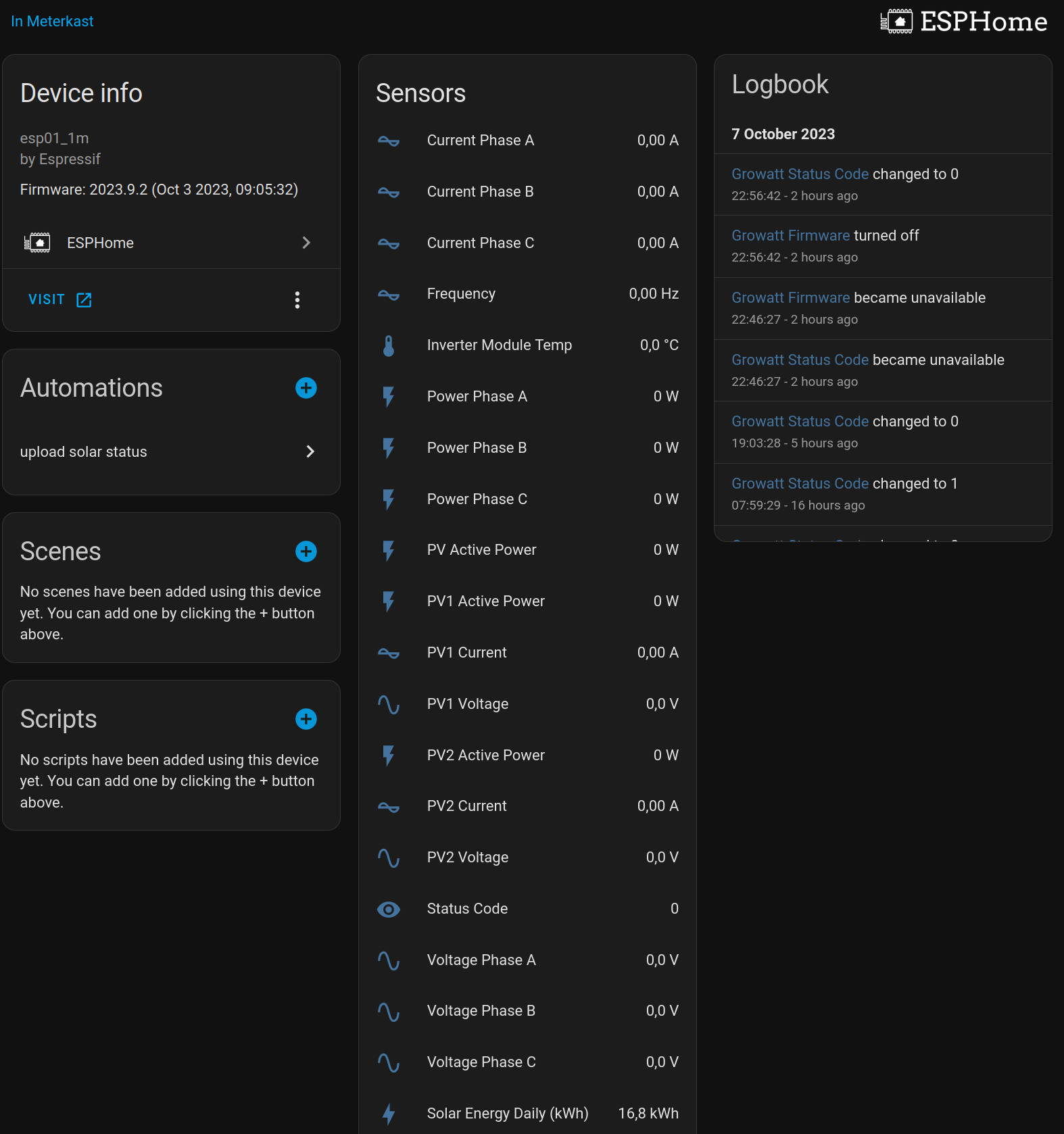 GitHub - rspring/Esphome-Growatt: Reading Growat Inverter data via the modbus using an MAX485 ...