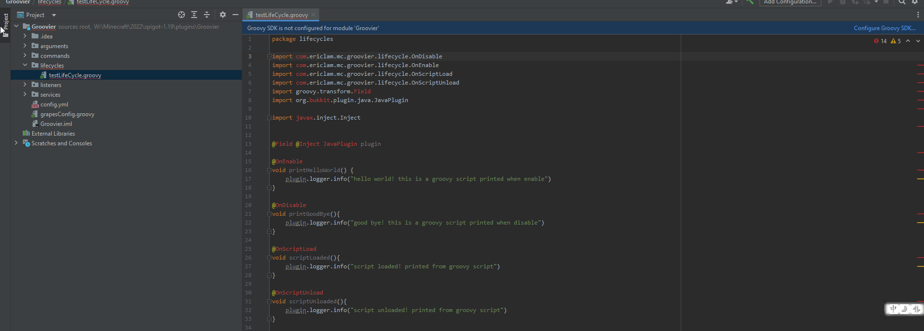 Getting Started For Development - groovier-minecraft/Groovier GitHub Wiki