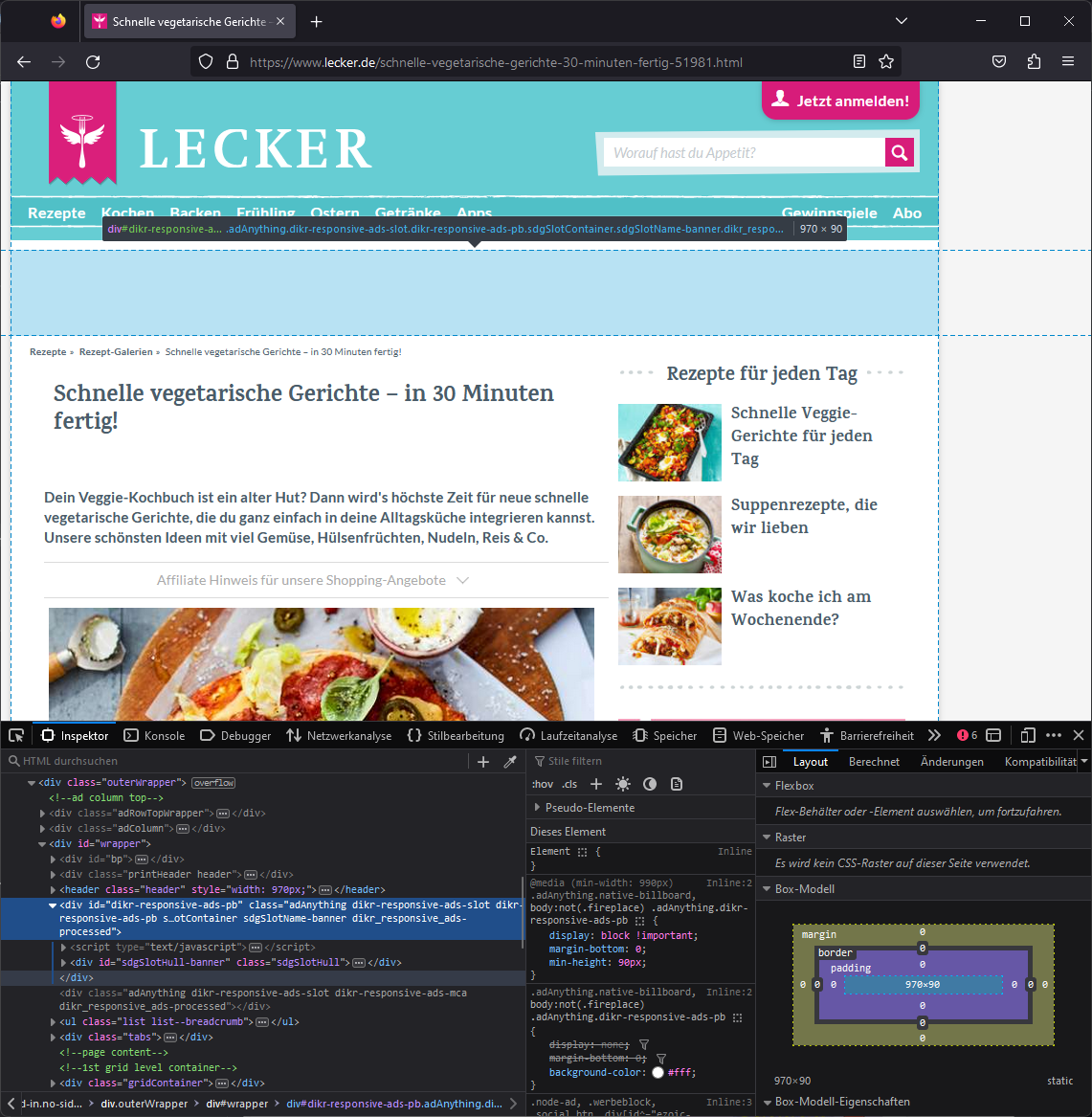 www.lecker.de · Issue #146632 · AdguardTeam/AdguardFilters · GitHub