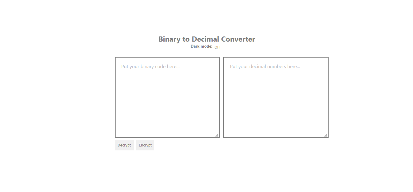 GitHub - samuelorlato/Bin2Dec: A binary converter made with HTML, CSS ...