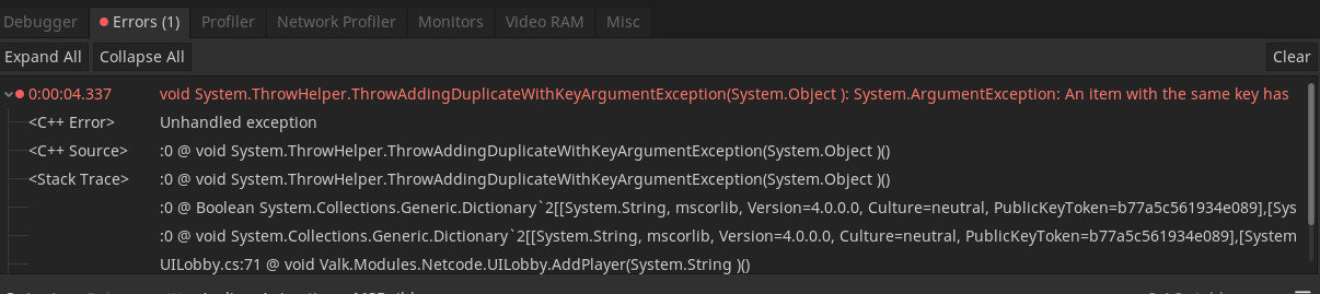 Client A can't connect to client B because ENet thread is running already · Issue #13 ...
