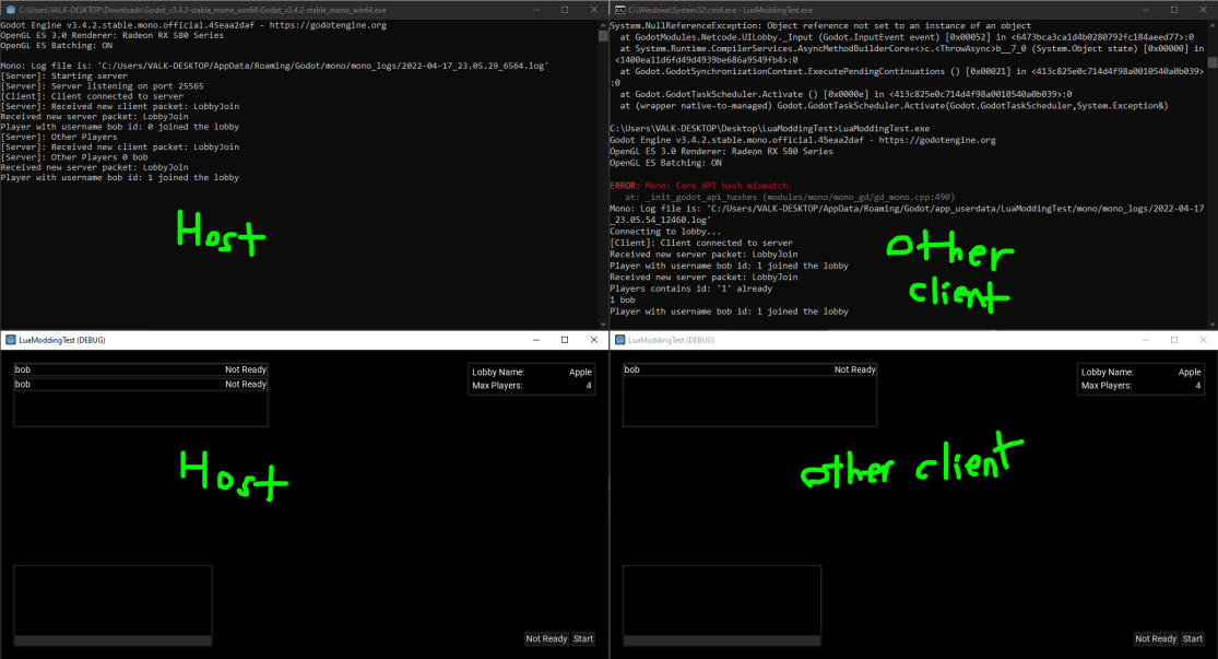 Duplicate Player Joining Lobby · Issue #18 · CSharpGodotTools ...