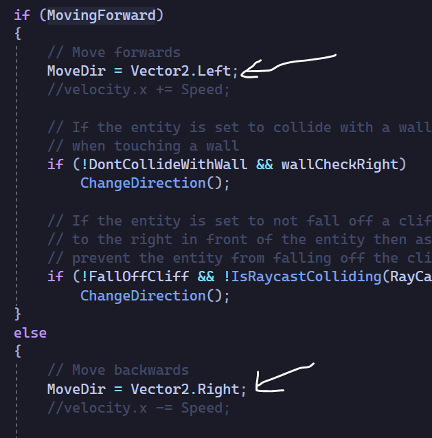 Setting BasicEnemy prop "FallOffCliff" to `true` prevents the enemy from moving · Issue #189 ...